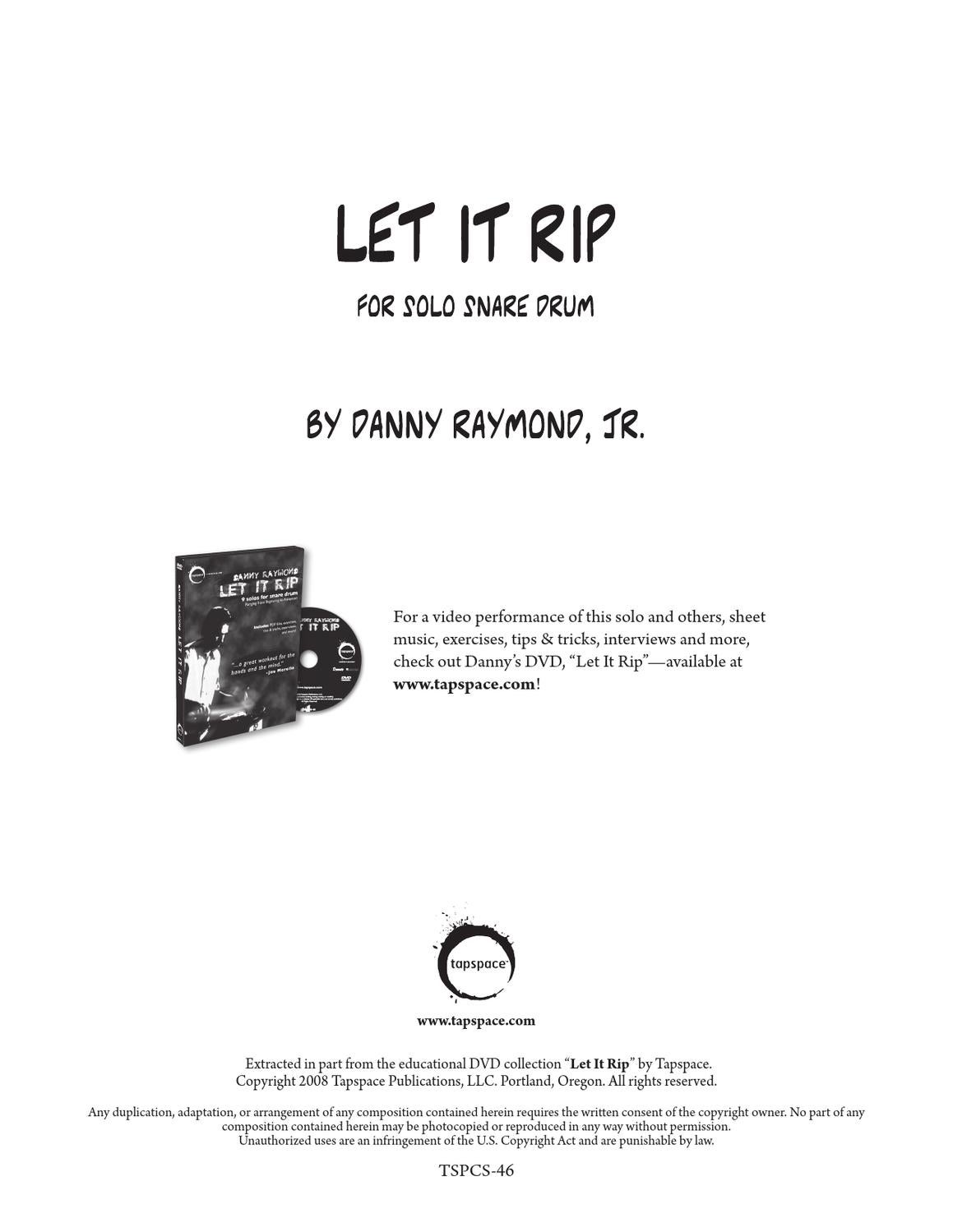 Let It Rip by Tapspace - Issuu