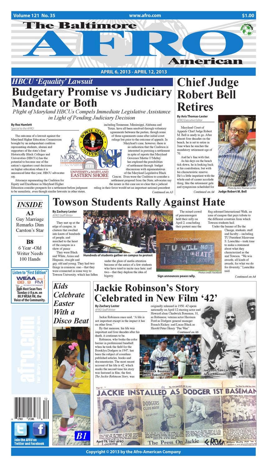 Baltimore AFRO-American Newspaper April 6, 2013 by AFRO News - Issuu