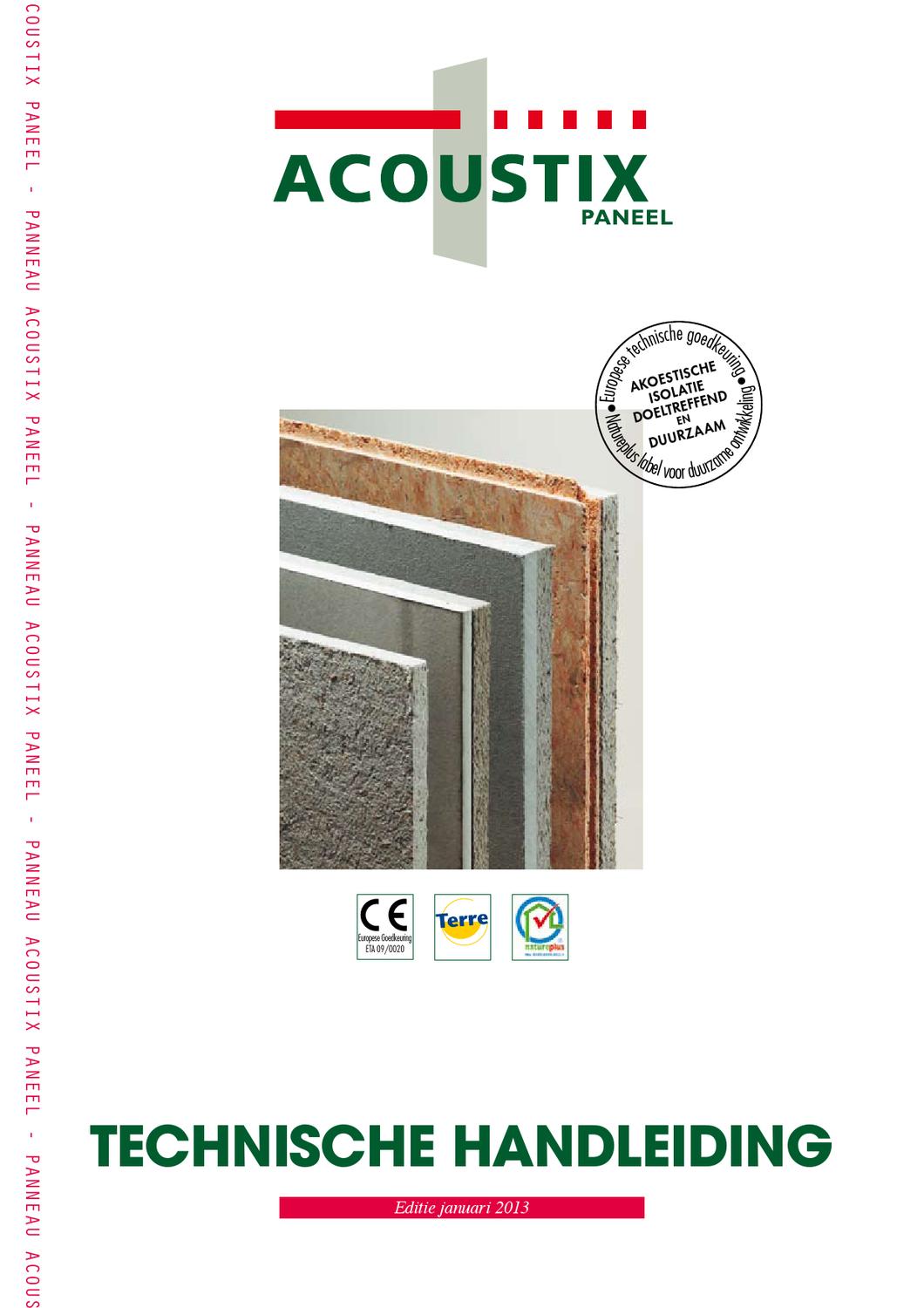 Acoustix geluidsisolatie by W247.BE - Issuu