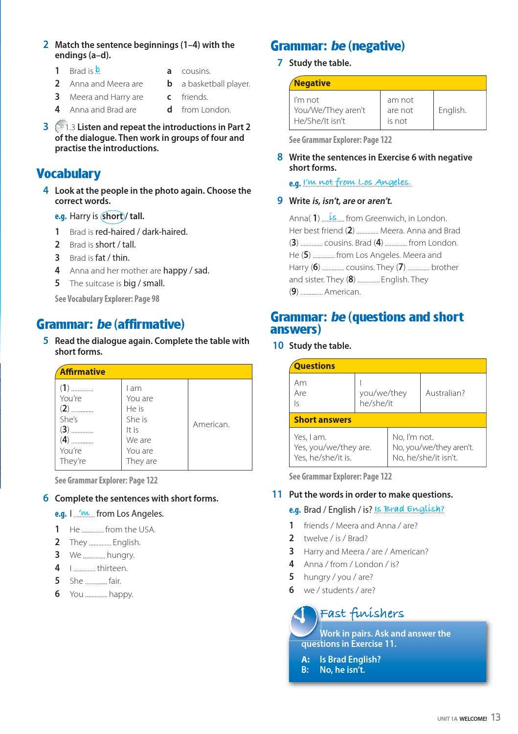 English Explorer 1 Student Book by Cengage Brasil - Issuu