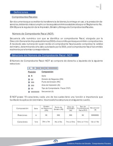 Cuaderno NCF by Impuestos Internos - Issuu
