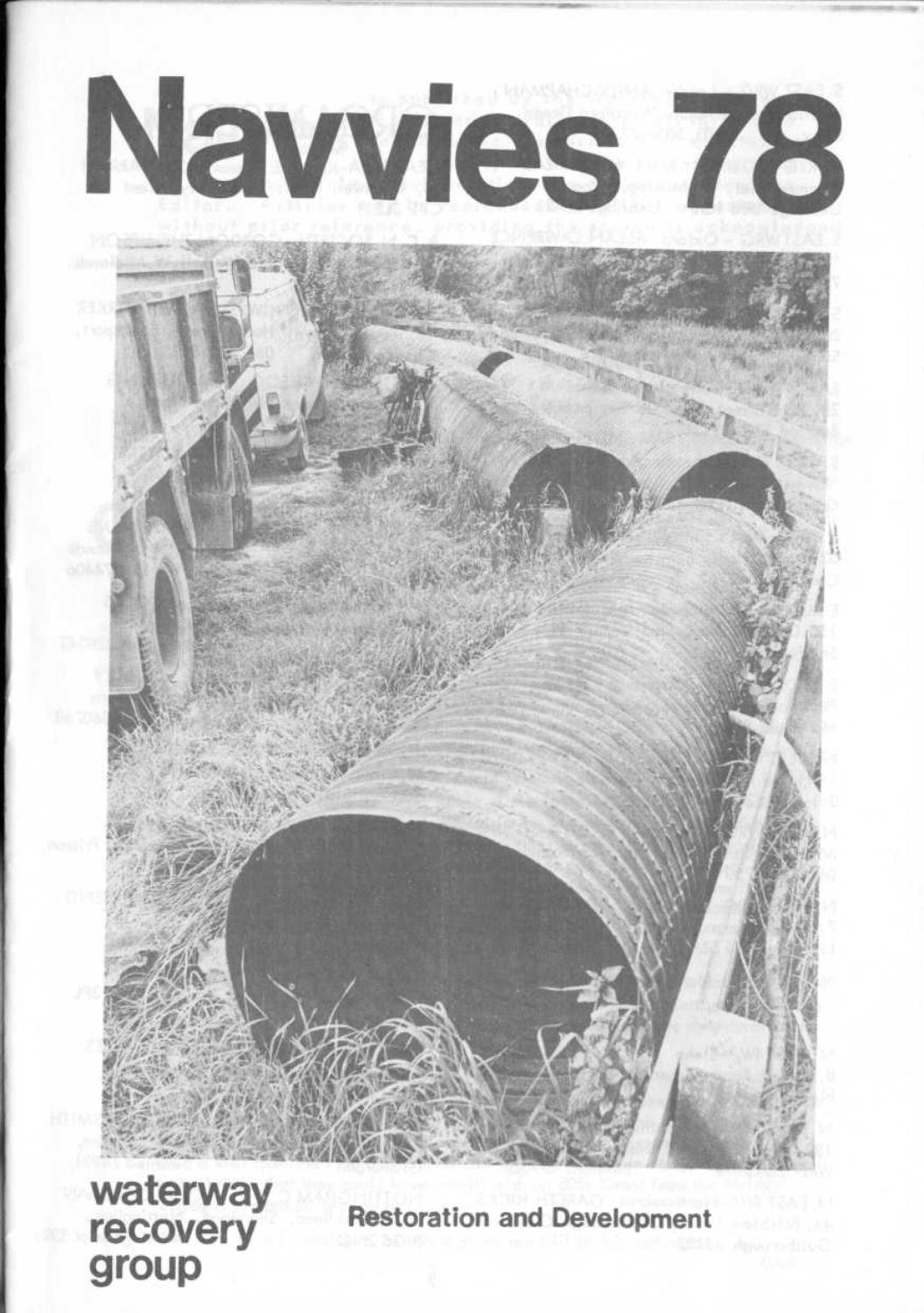 Navvies 78 by The Inland Waterways Association - Issuu