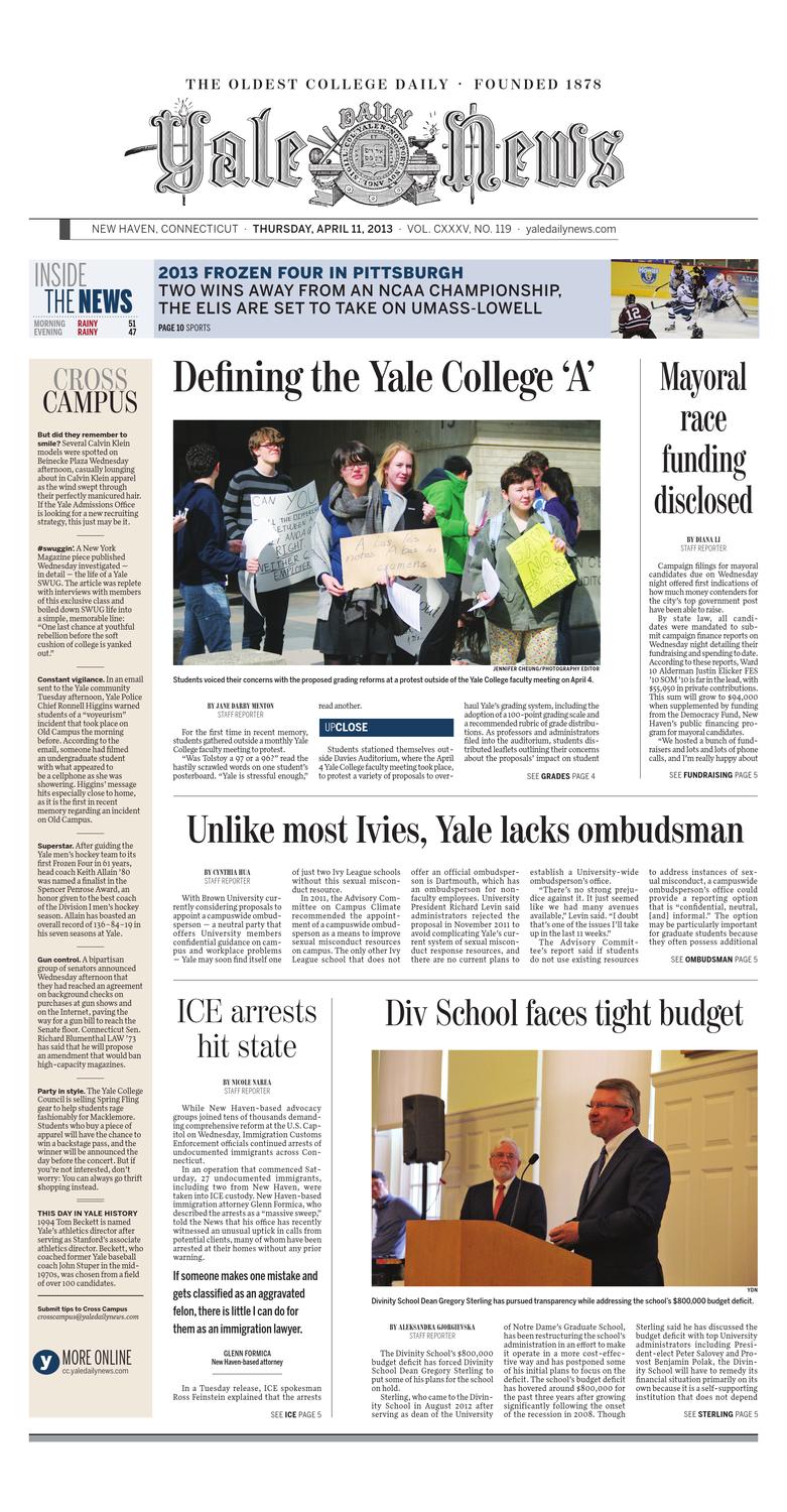 Today's Paper by Yale Daily News - Issuu