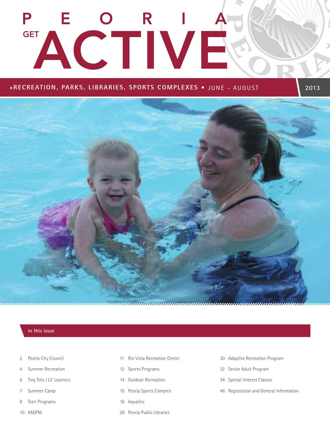 2013 Peoria Summer Get Active Brochure by City of Peoria - Issuu