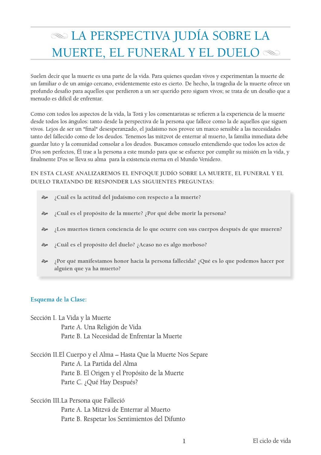 Death Burial Mourning Spanish by Olami Resources - Issuu