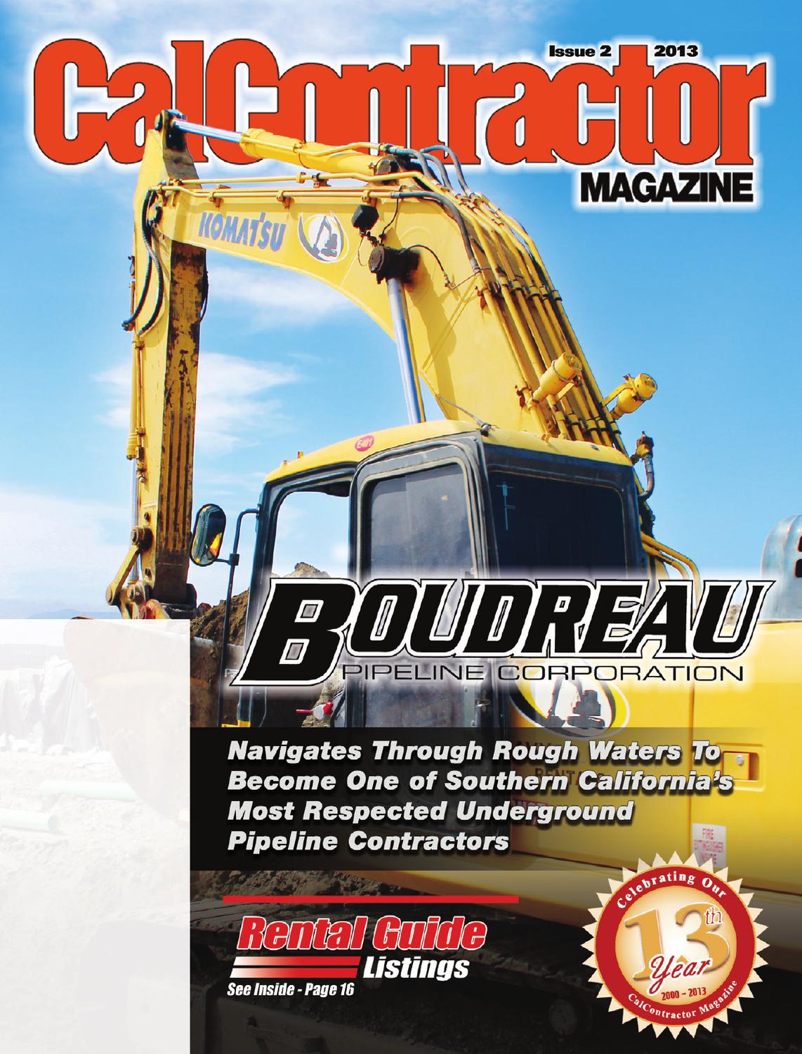 CalContractor Rental Guide Issue 2013 by CMS - Issuu