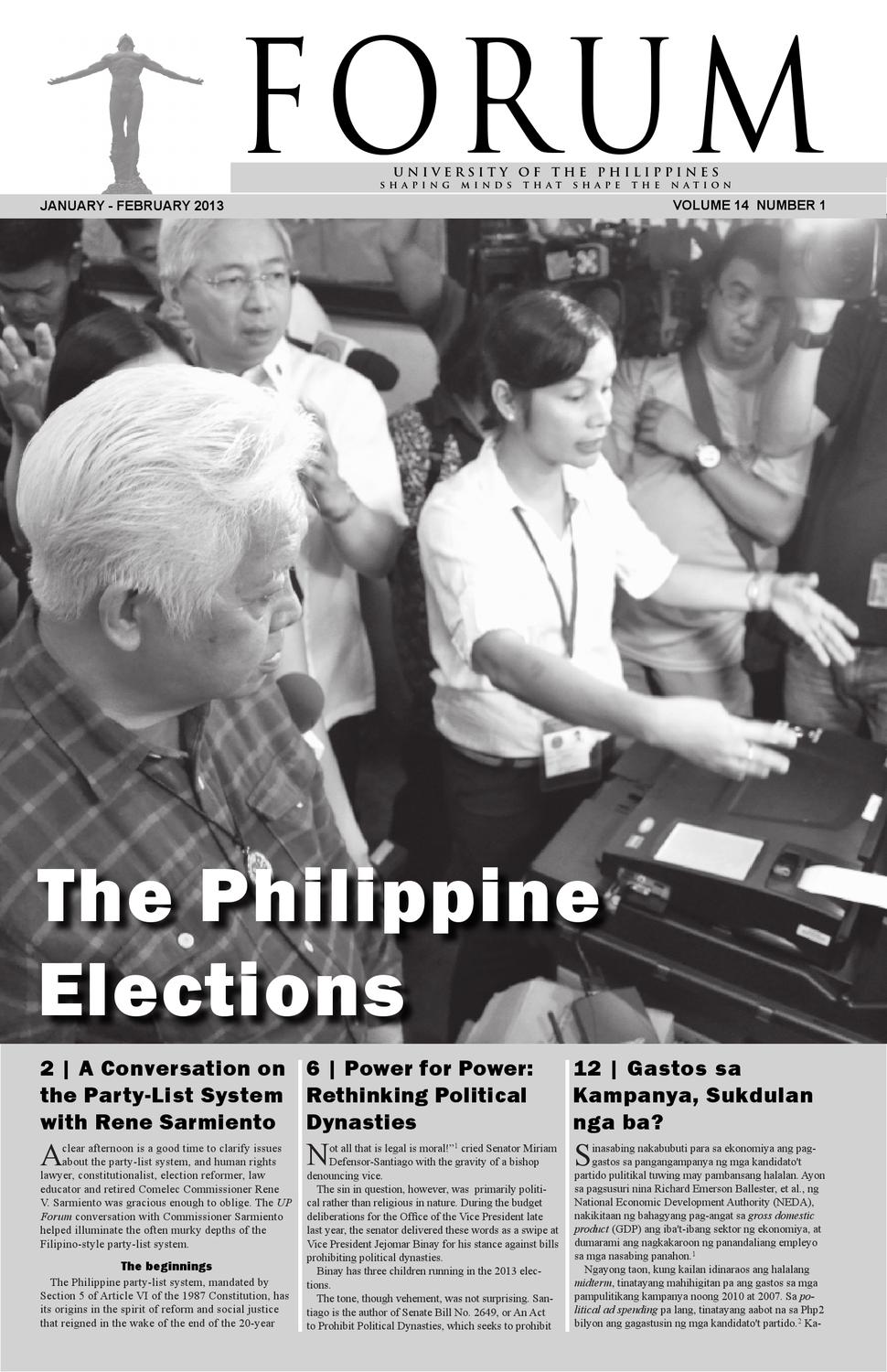 UP Forum January - February 2013 by University of the Philippines - Issuu