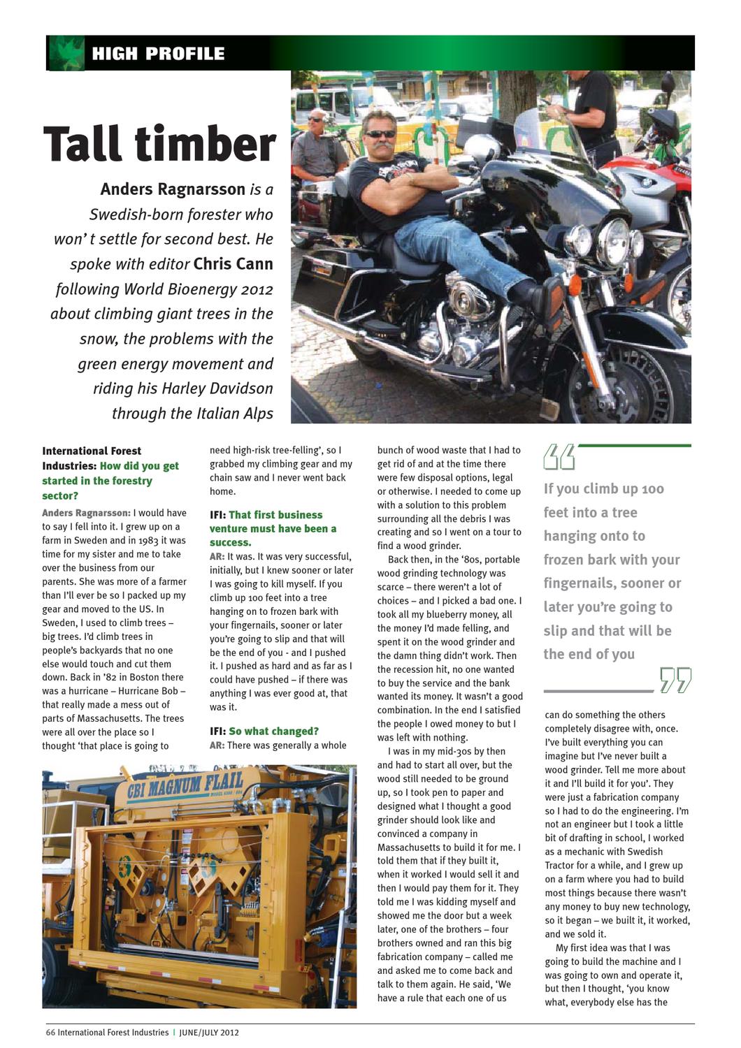 IFI Magazine High Profile Anders Ragnarsson CBI President by ...