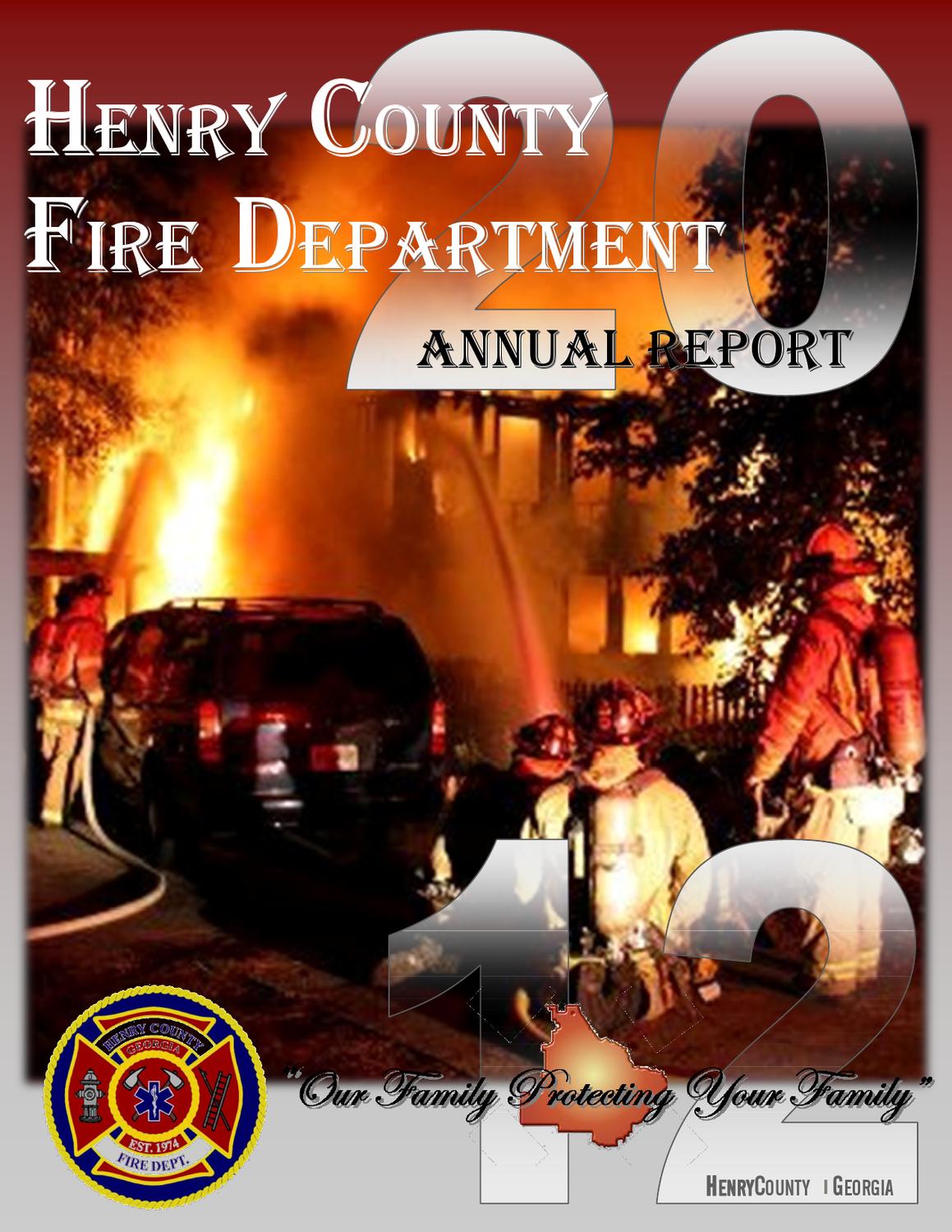 HCFD Annual Report - 2012 by Henry County Government - Issuu