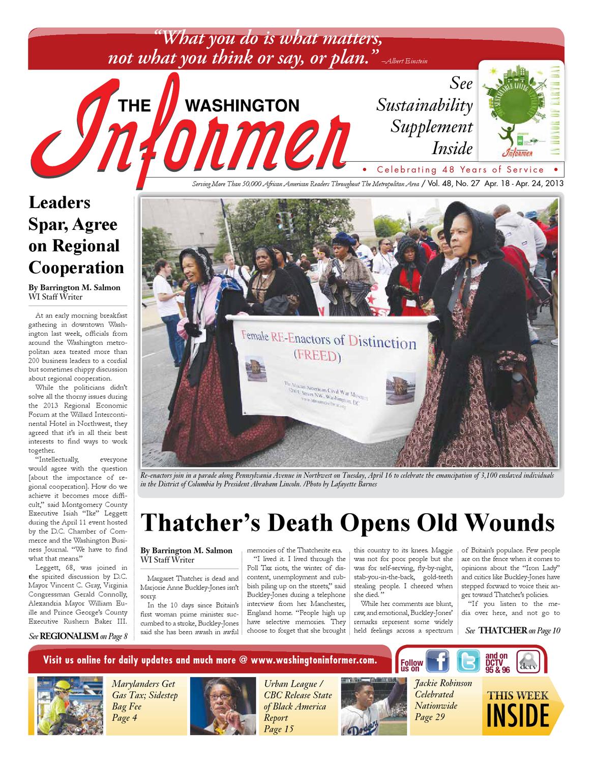 Washington Informer - April 18, 2013 by The Washington Informer - Issuu