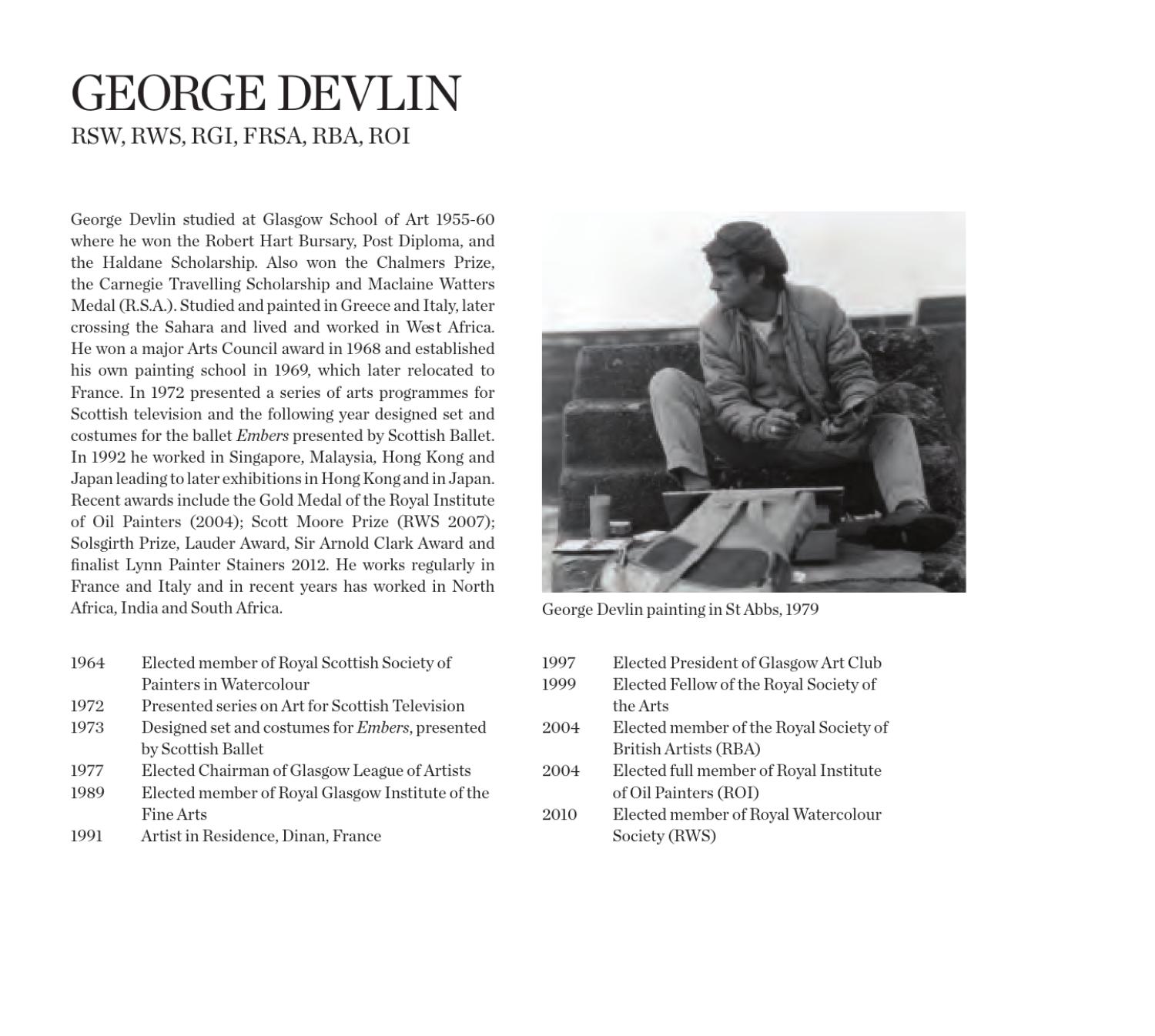 George_Devlin_Catalogue by The Scottish Gallery - Issuu