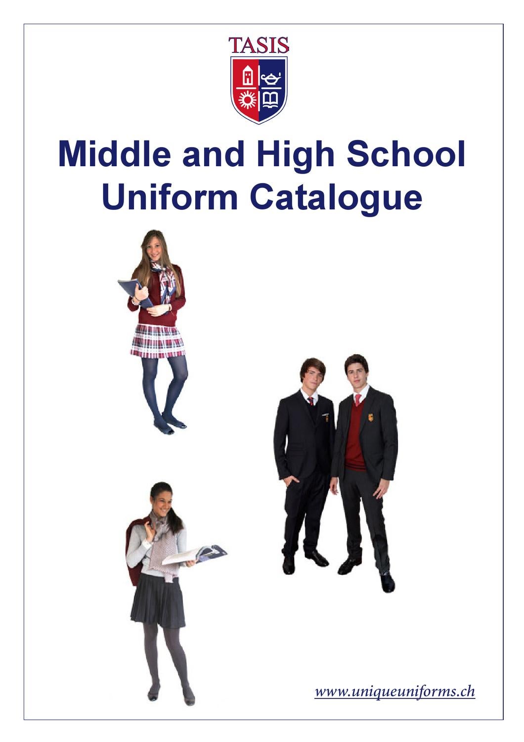 TASIS MS/HS Uniform Catalogue by The American School in Switzerland - Issuu