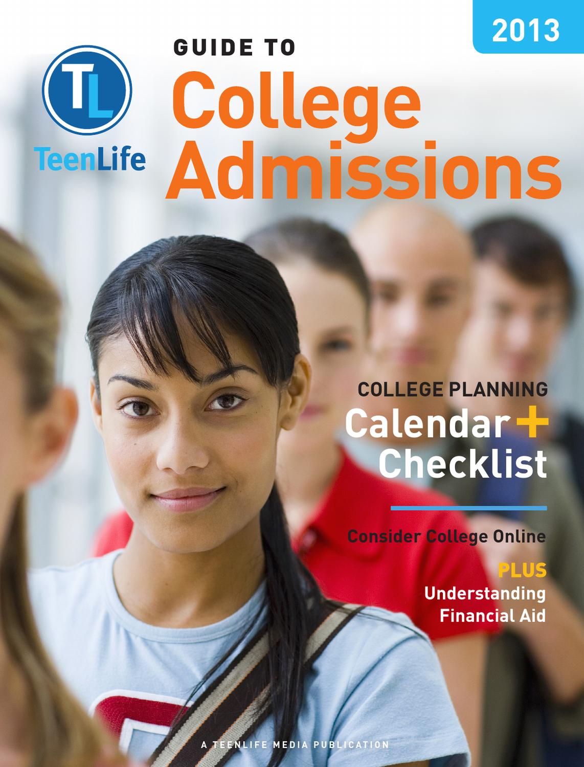 TeenLife Guide to College Admissions - 2013 by TeenLife Media - Issuu