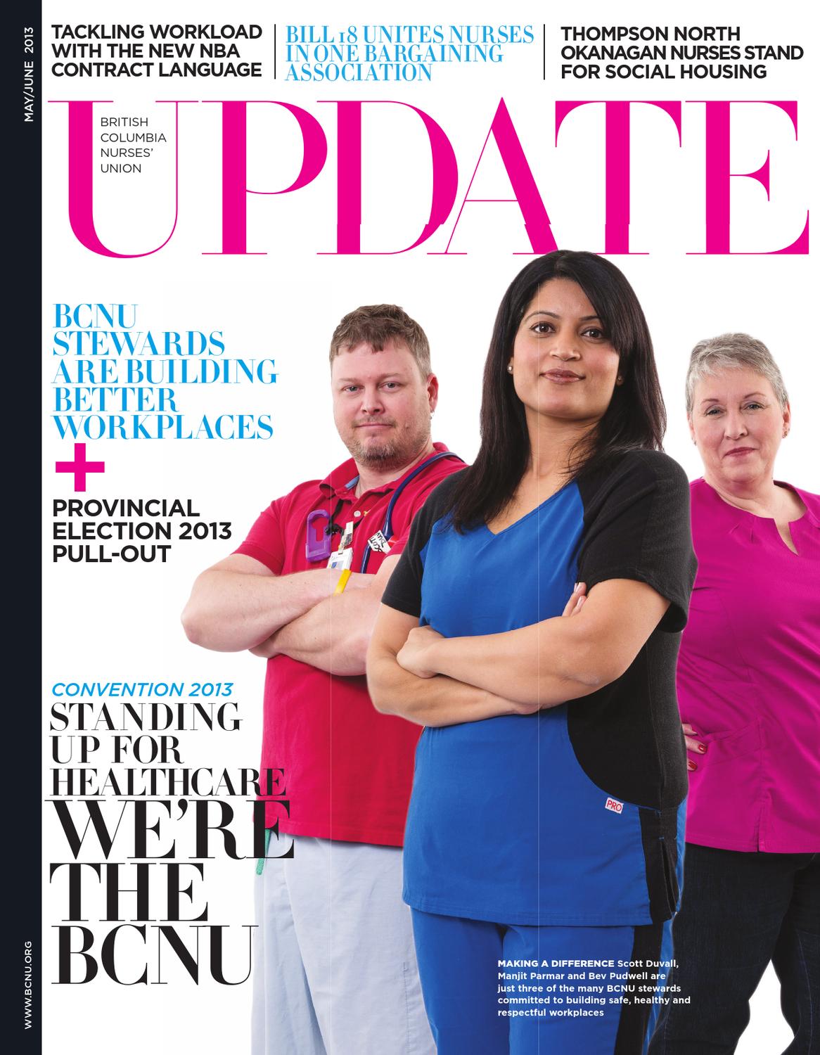 BCNU Update Magazine May-June 2013 by BC Nurses' Union - Issuu