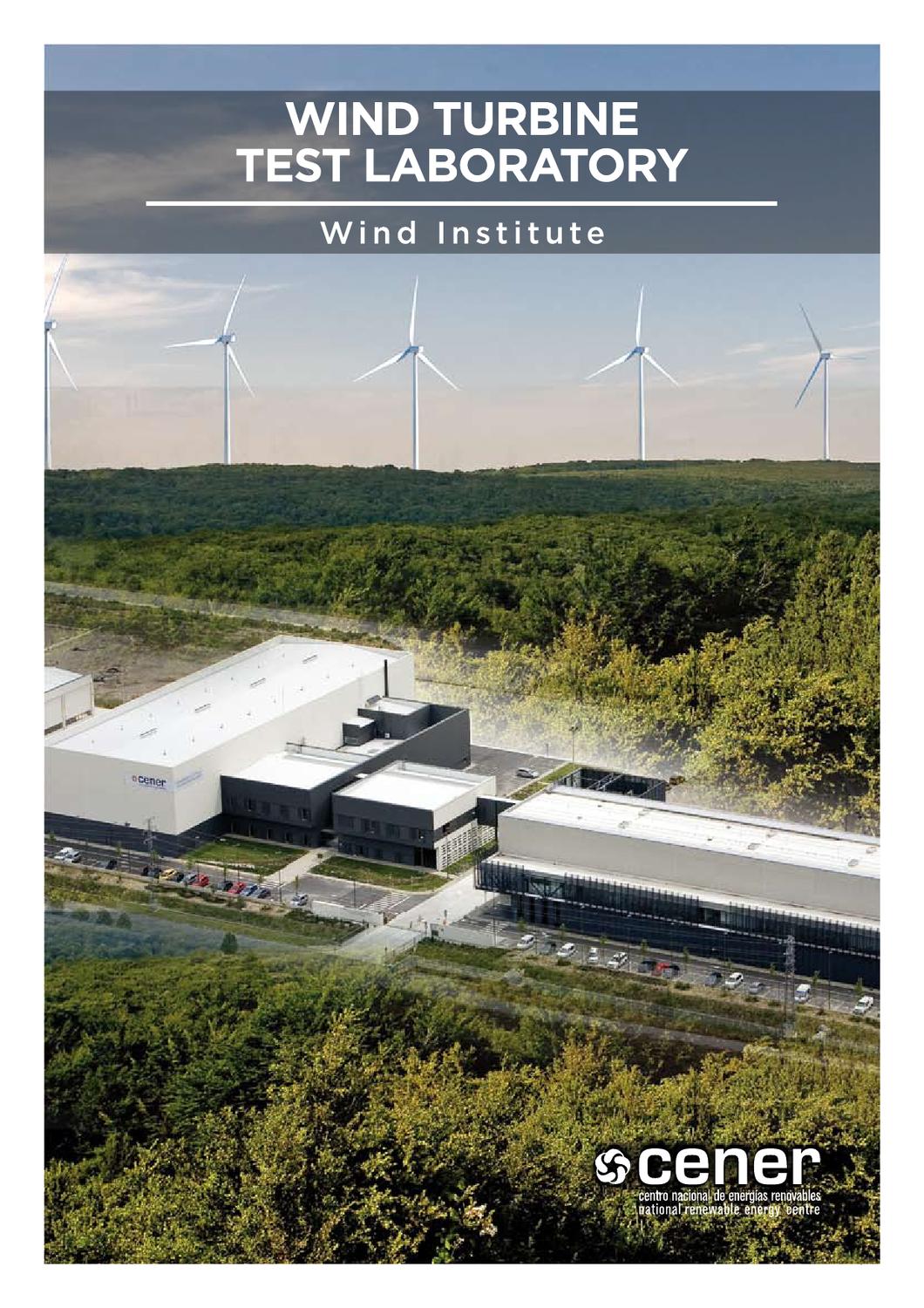 Wind Turbine Test Laboratory by CENER - Issuu