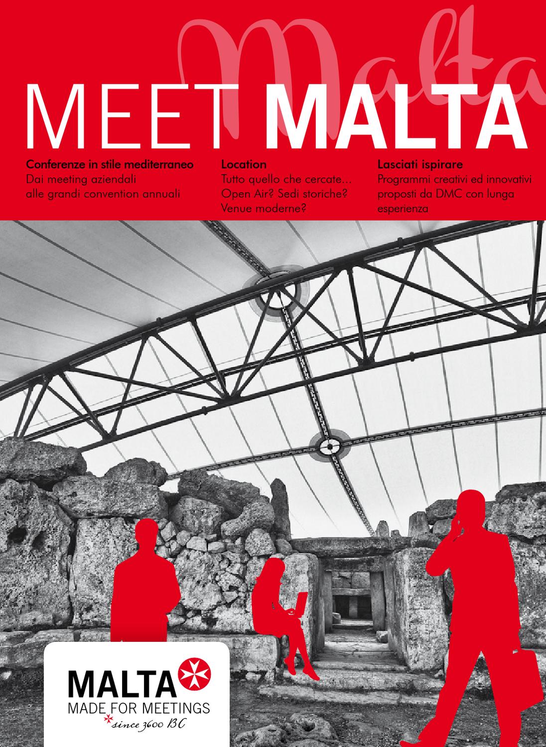 Meet Malta Brochure Italian by Malta Tourism Authority - Issuu