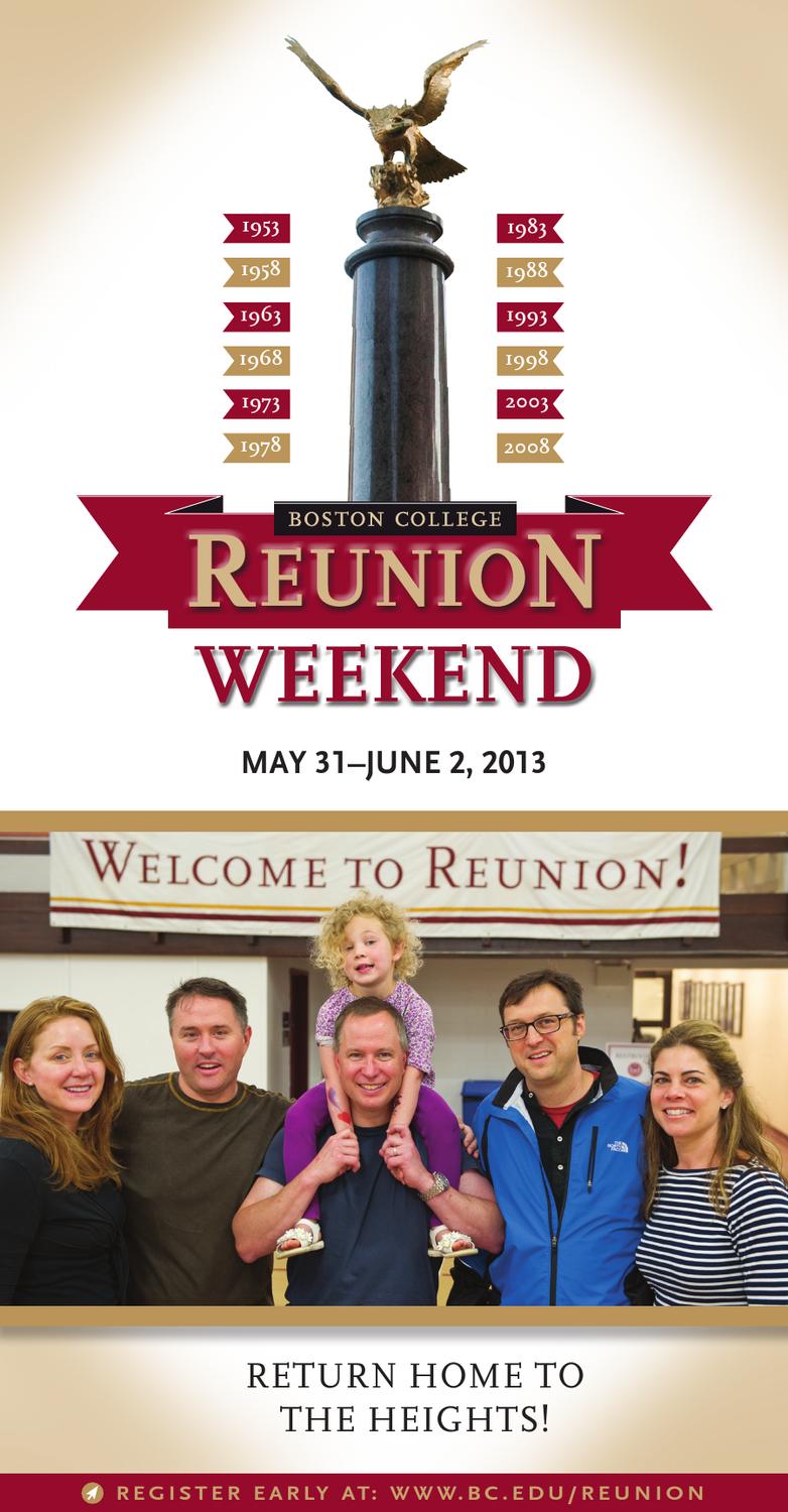 Boston College Reunion Weekend 2013 - General by Boston College - Issuu
