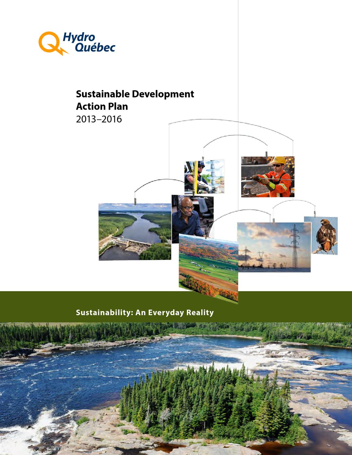 Hydro-Quebec's Sustainable Development Action Plan 2013-2016 by Hydro ...