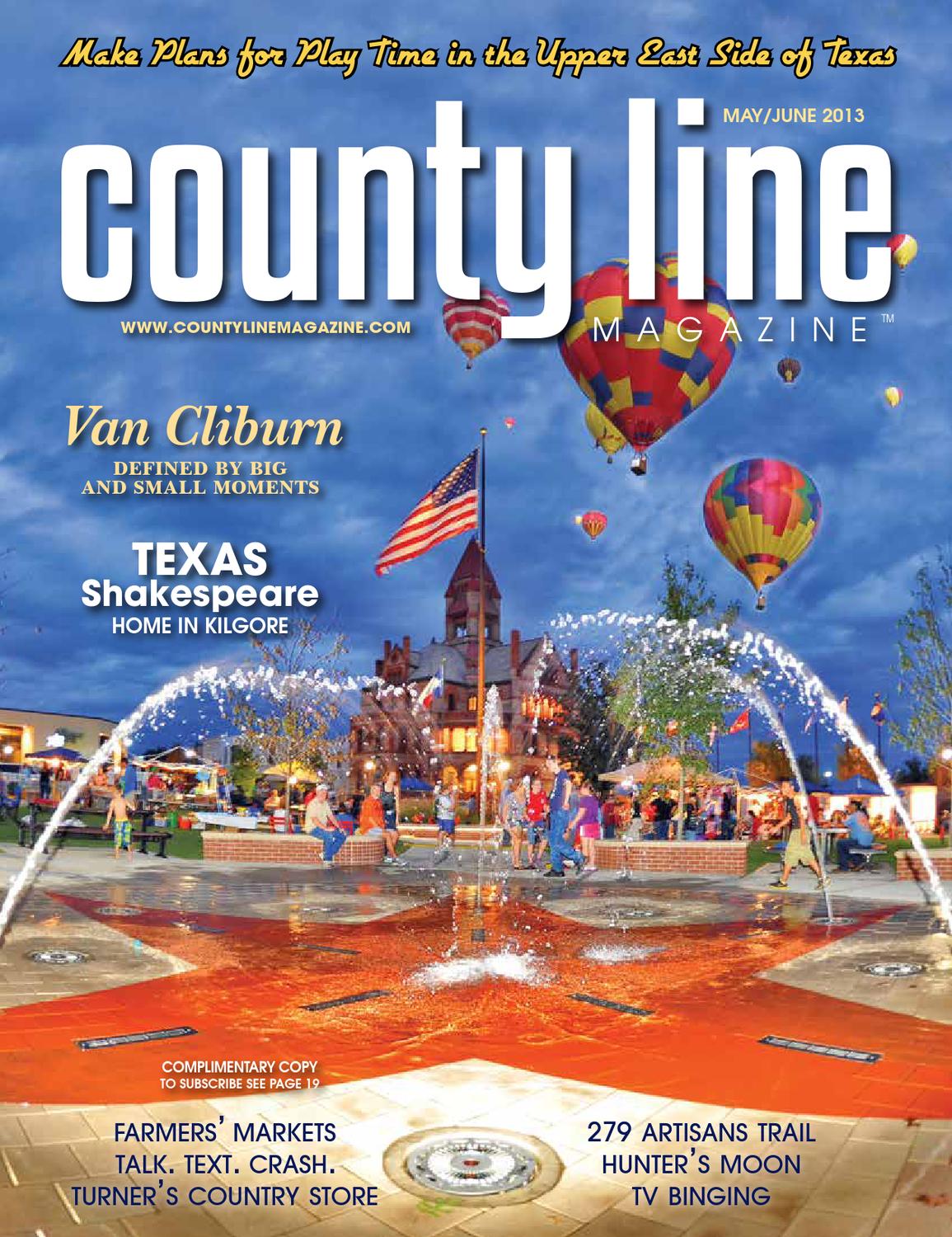 May/June 2013 County Line Magazine by County Line Magazine - Issuu