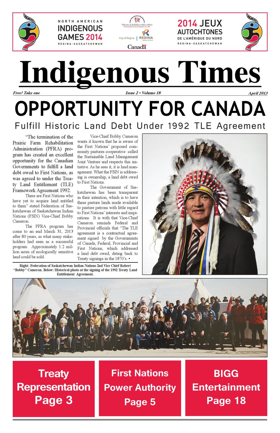 APRIL 2013 Edition by Indigenous Times - Issuu