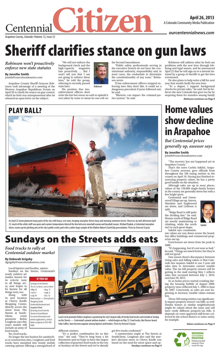 Centennial Citizen 042613 by Colorado Community Media - Issuu