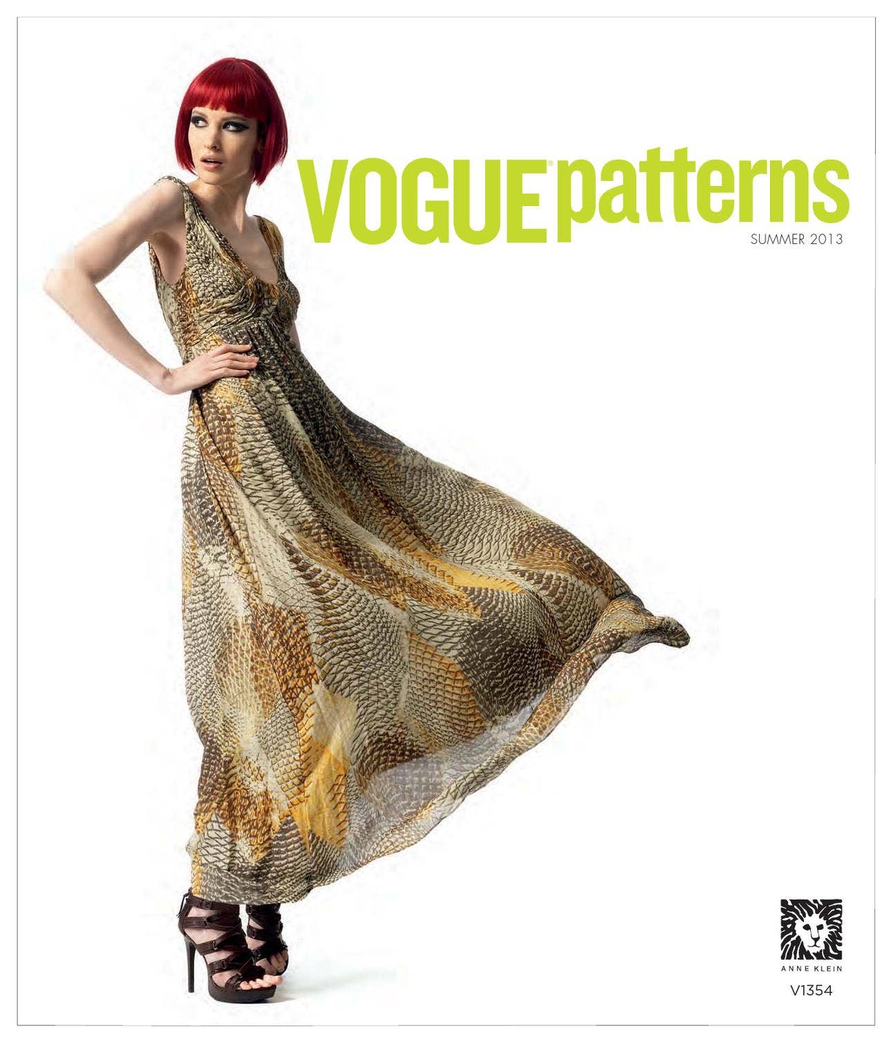 Vogue Patterns Summer 2013 Lookbook by Design Group - Issuu