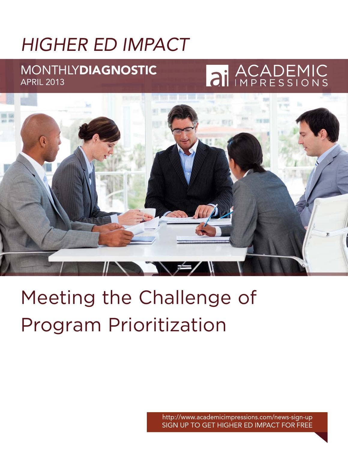 Meeting the Challenge of Program Prioritization by Academic Impressions ...