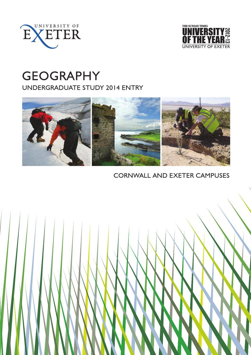 Geography brochure 2014 by University of Exeter - Issuu