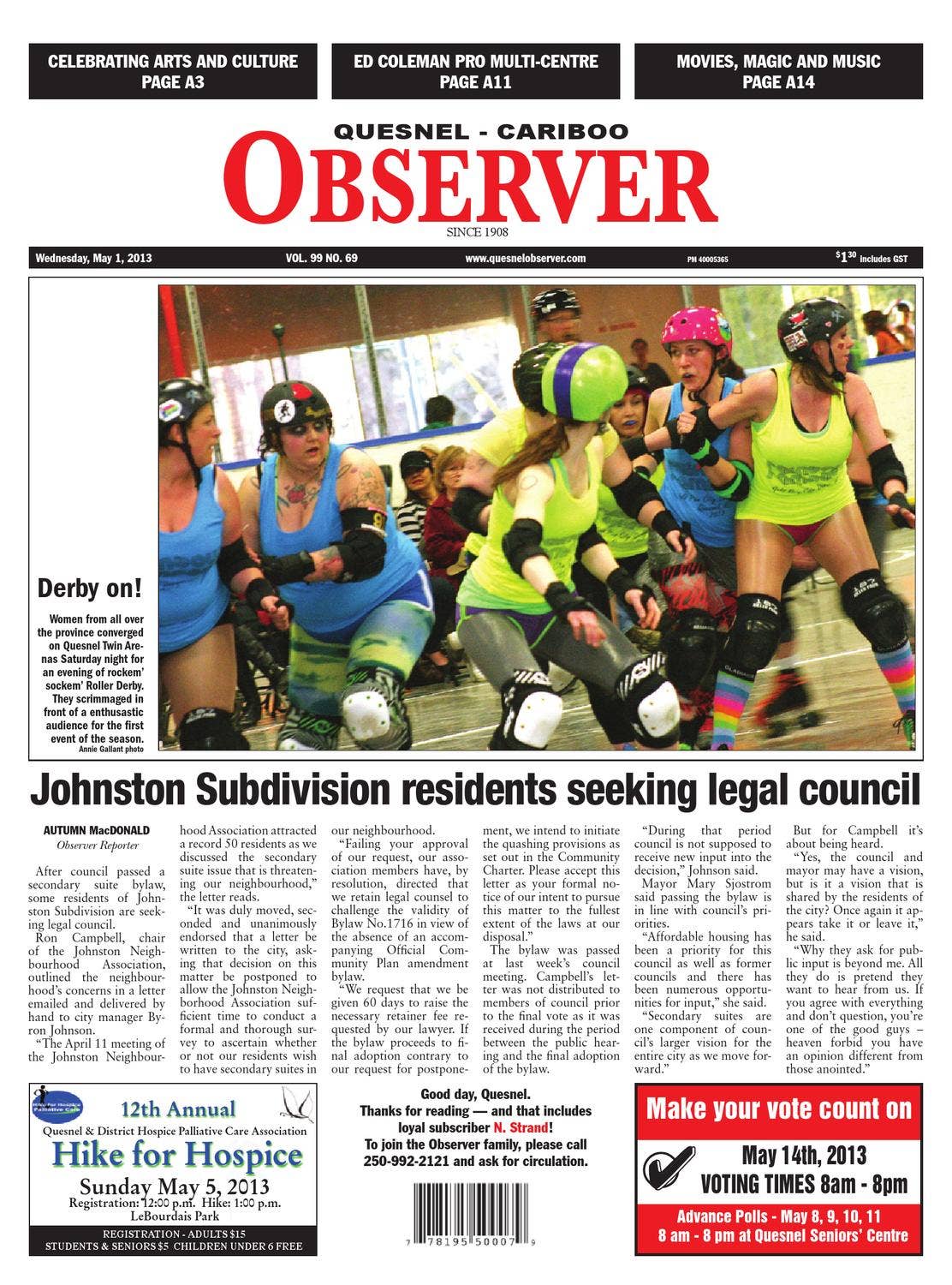 Quesnel Cariboo Observer, May 01, 2013 by Black Press Media Group - Issuu