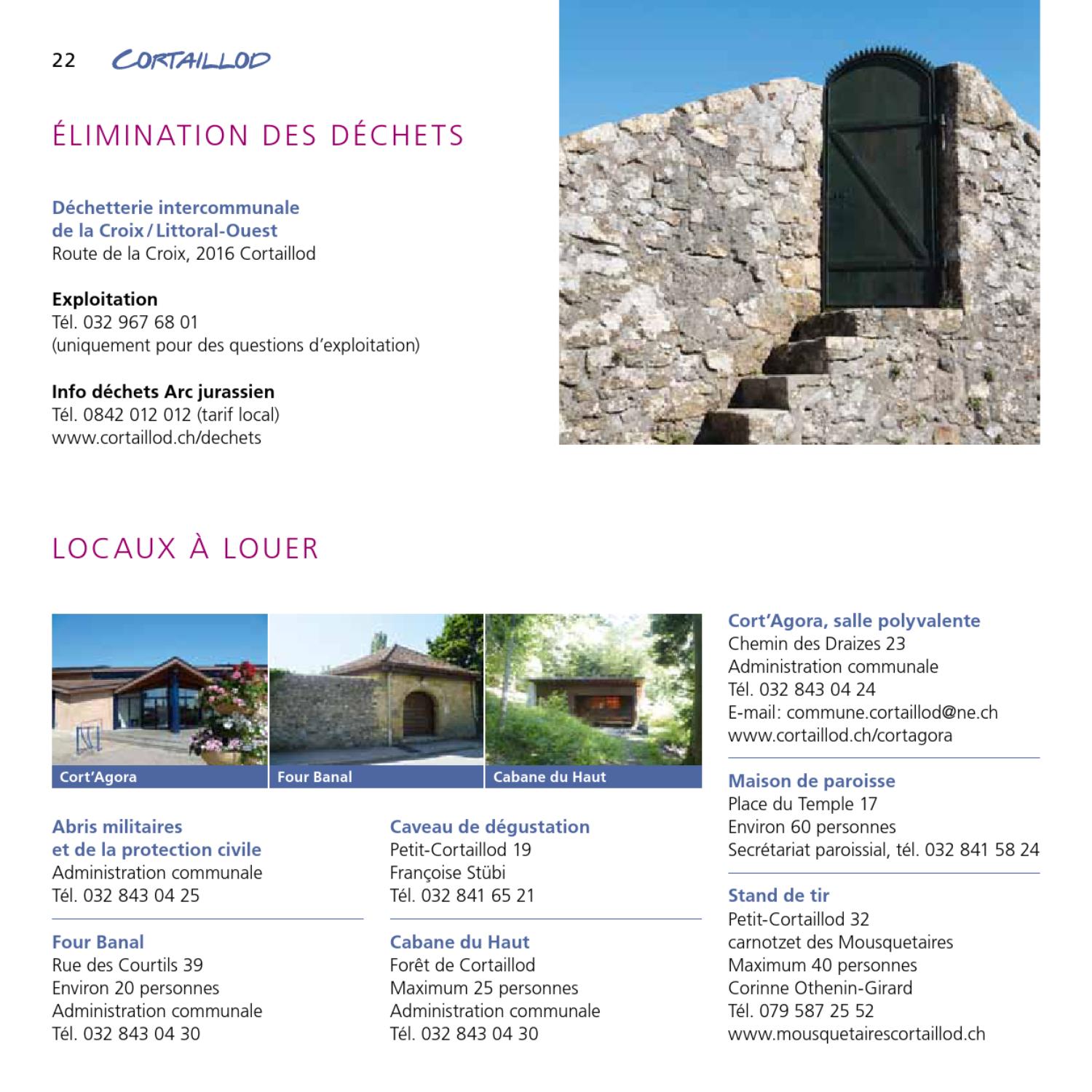 Brochure communale de Cortaillod by Inédit Publications SA - Issuu