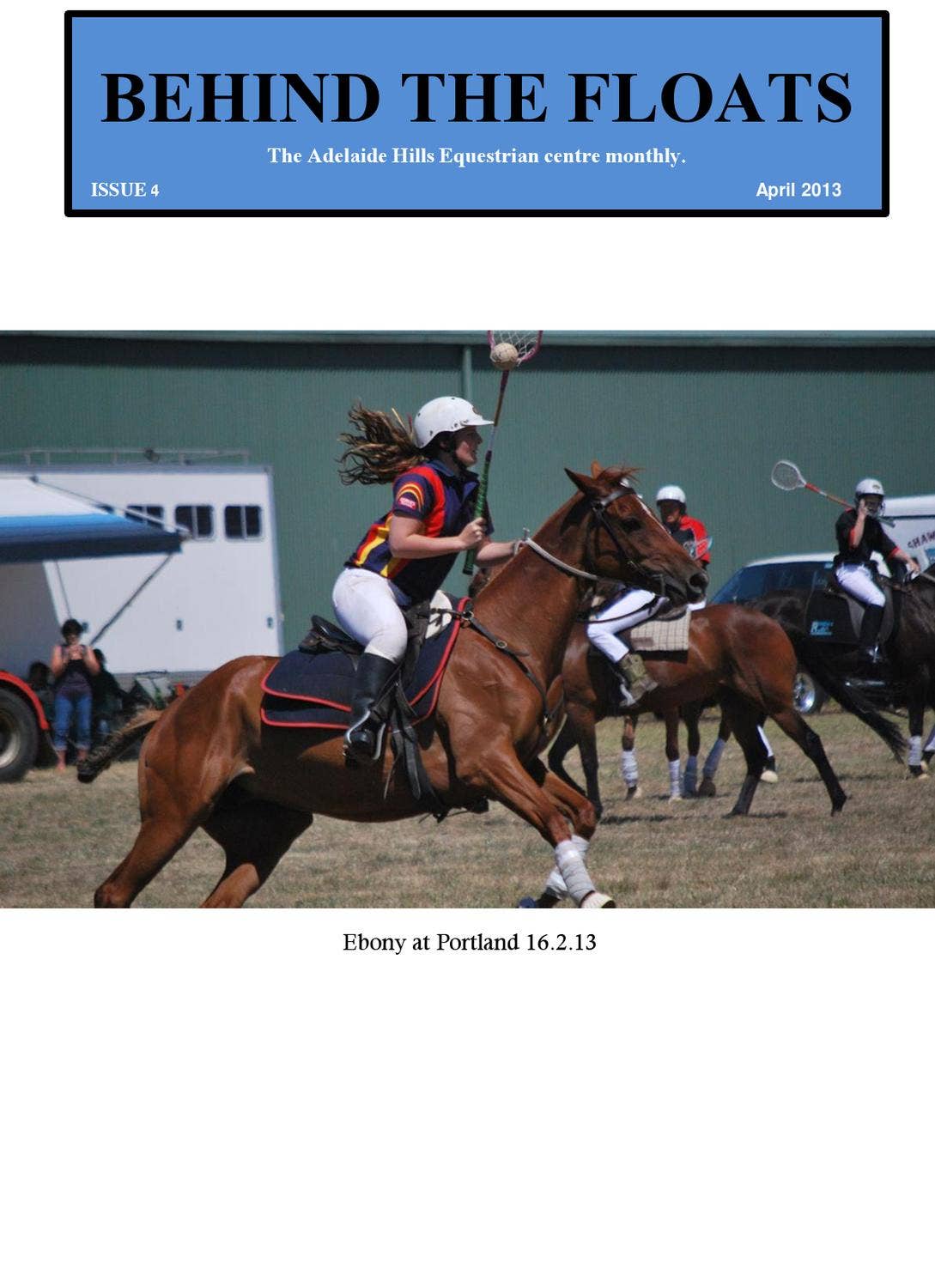 Behind the floats issue 4 by Hayley Prior - Issuu