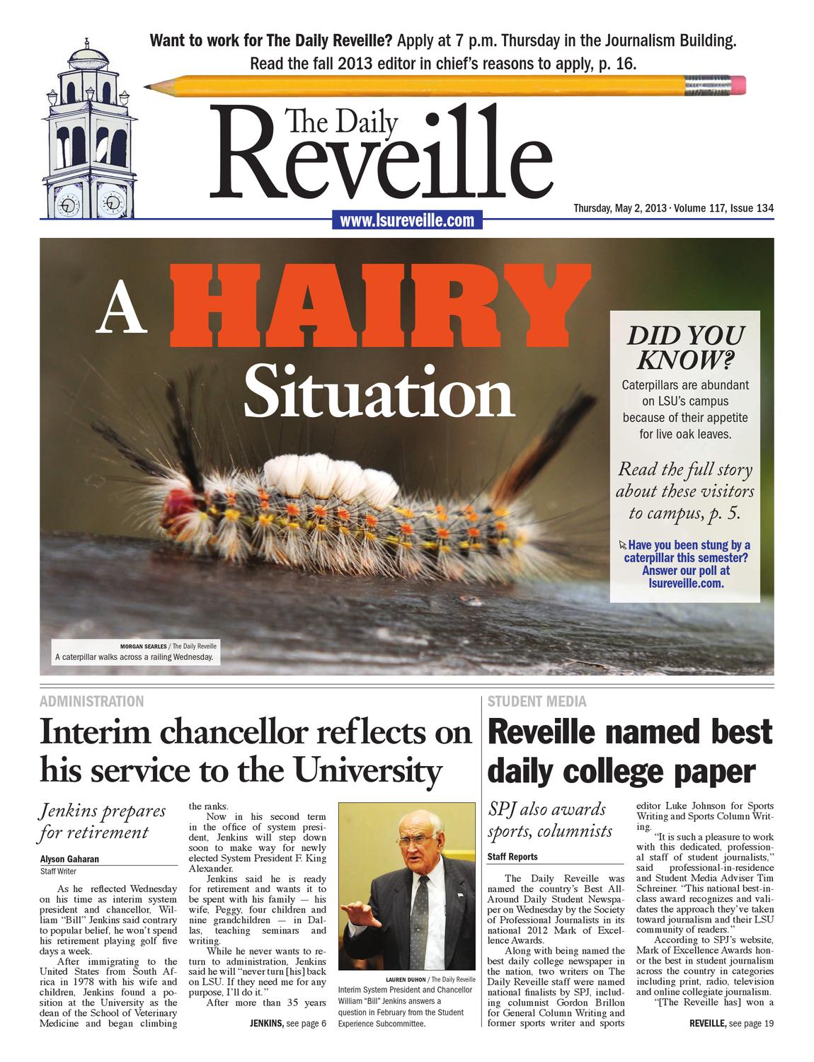 The Daily Reveille - May 2, 2013 by Reveille - Issuu