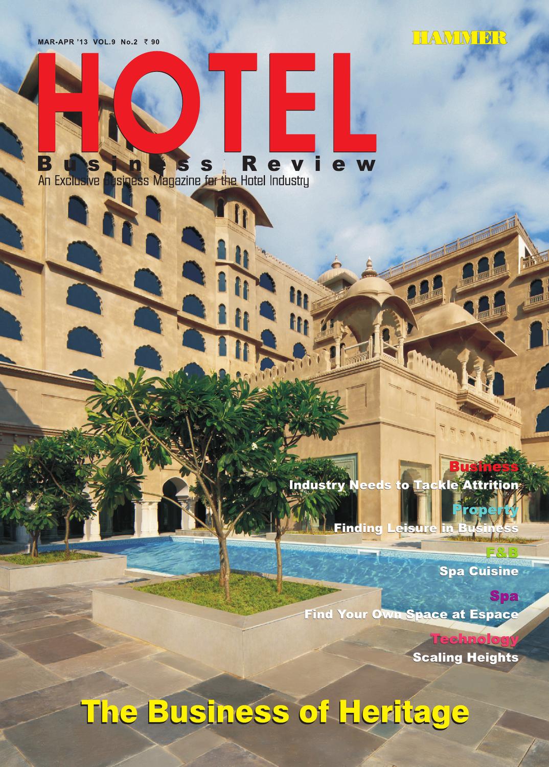 March -April 2013 ( Magazine for Hotel Professionals) by Hammer ...