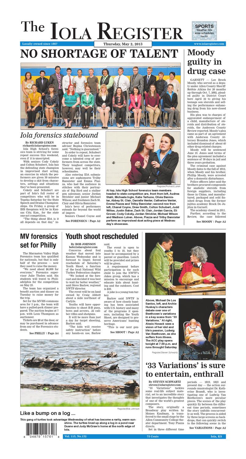 Iola Register 5-2 by Iola Register - Issuu