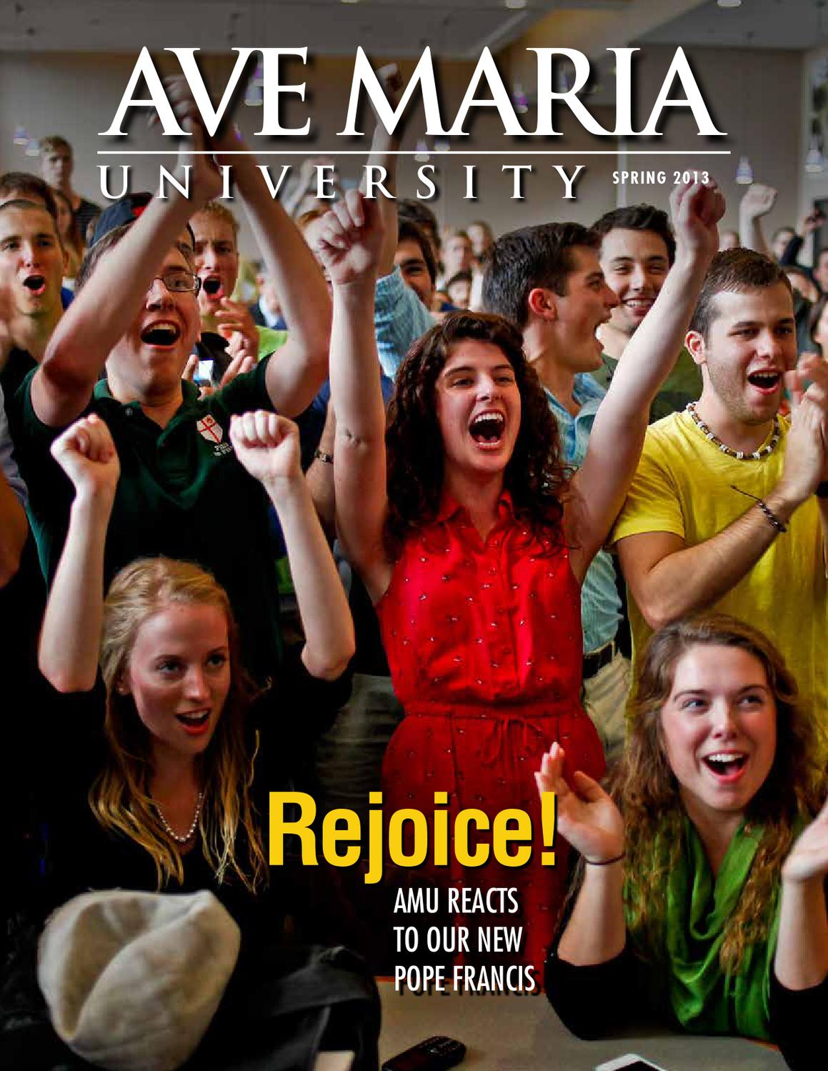 AMU Magazine Spring 2013 by Ave Maria University - Issuu