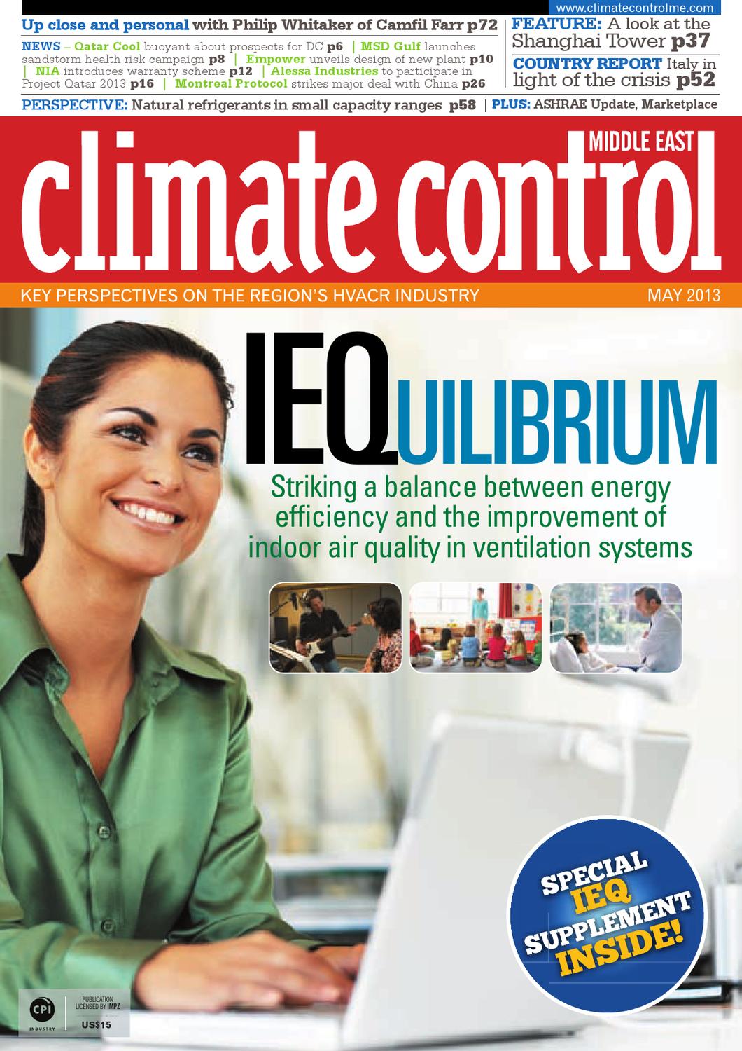 CCME May 2013 by Climate Control Middle East - Issuu