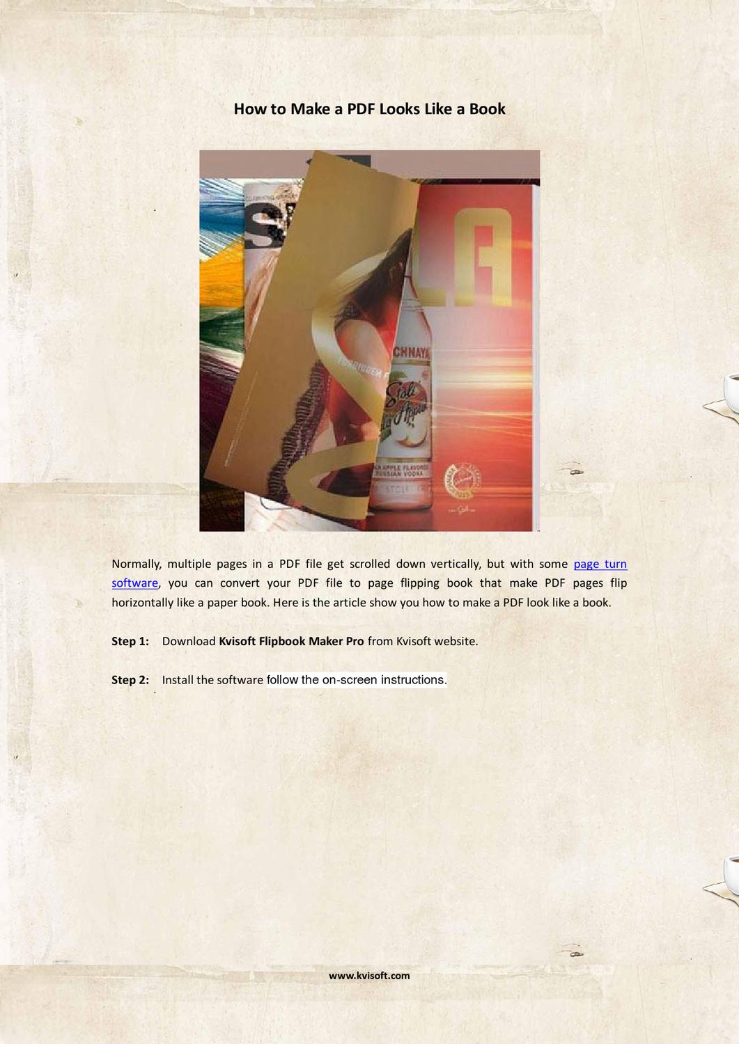 How to Make a PDF Looks Like a Book by luna leng - Issuu