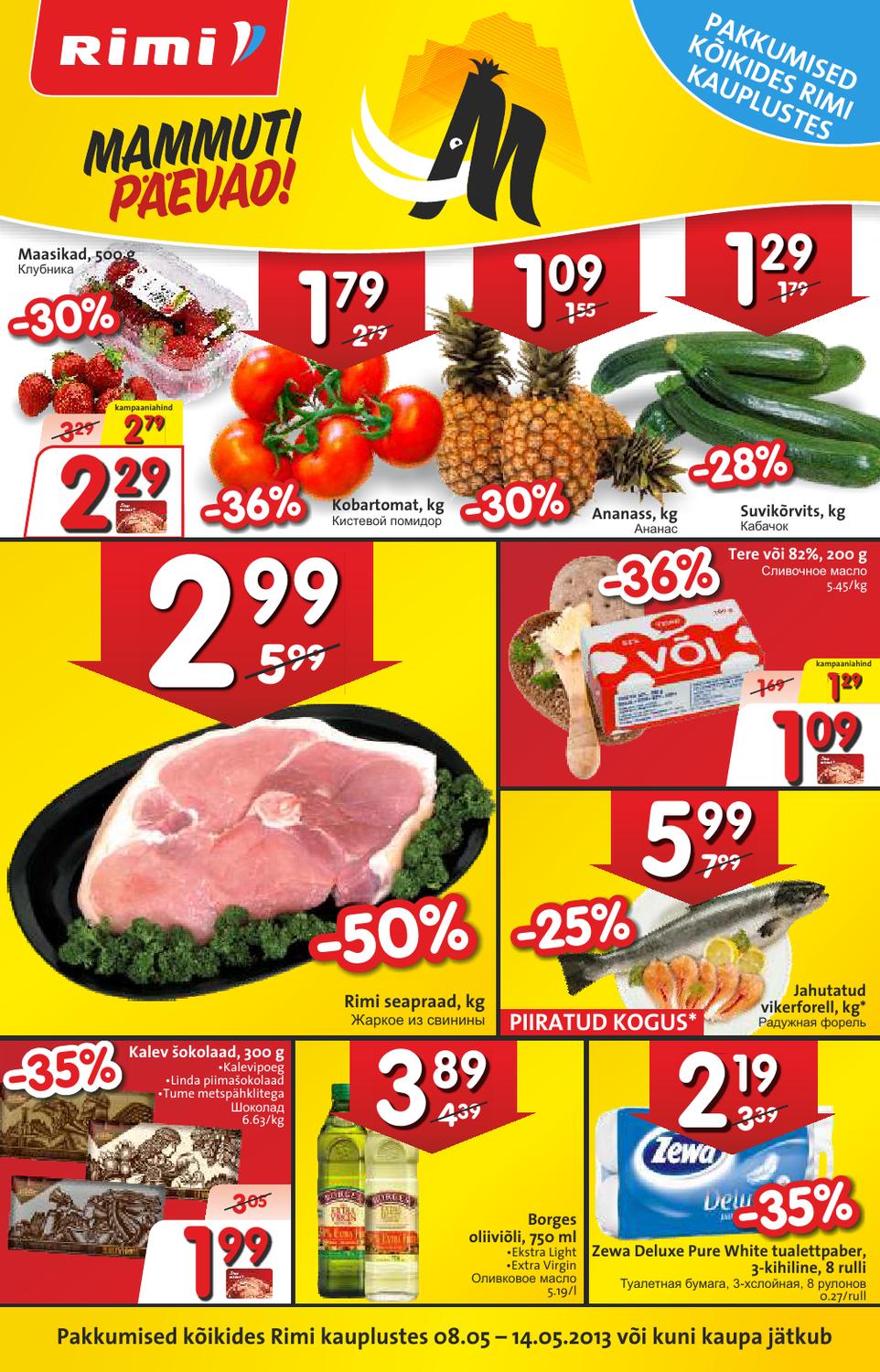 Rimi HM+SM kliendileht 08.05-14.05 by Rimi - Issuu