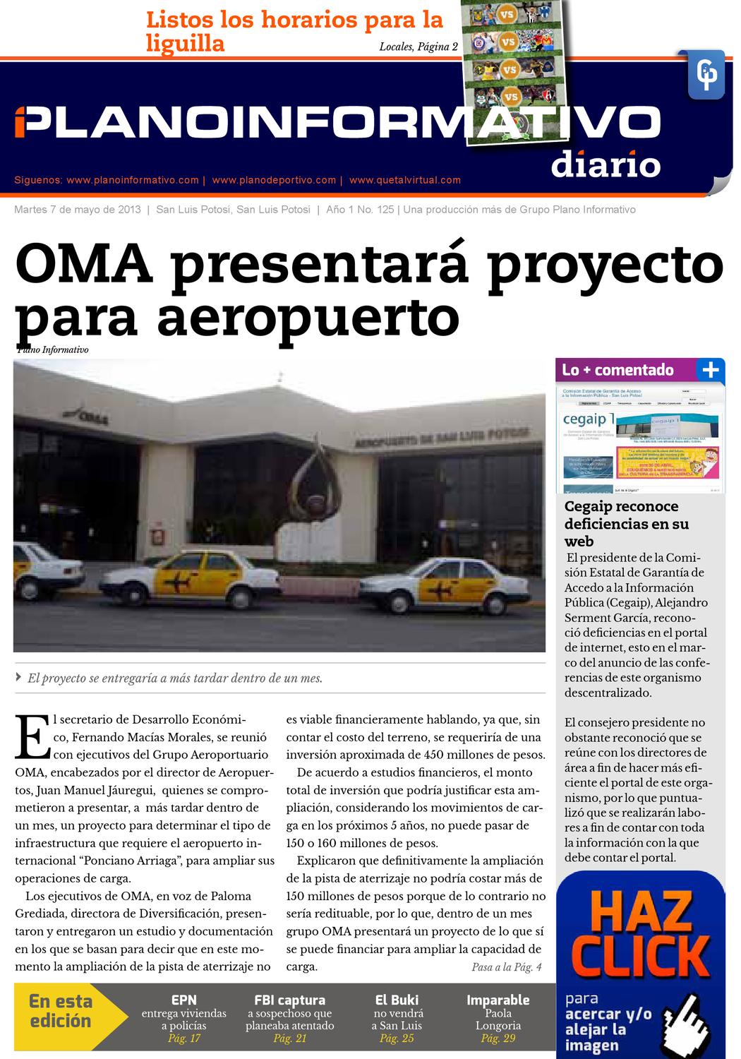 Diario Plano Informativo Año 1 No. 125 by Plano Informativo - Issuu