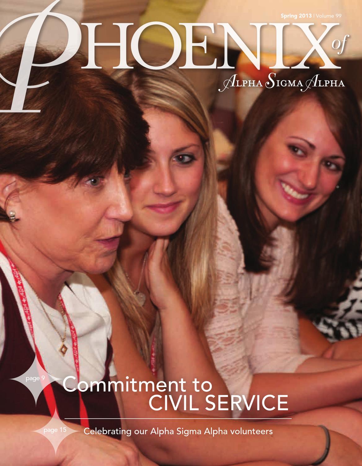 The Phoenix of Alpha Sigma Alpha: Spring 2013 by Alpha Sigma Alpha ...