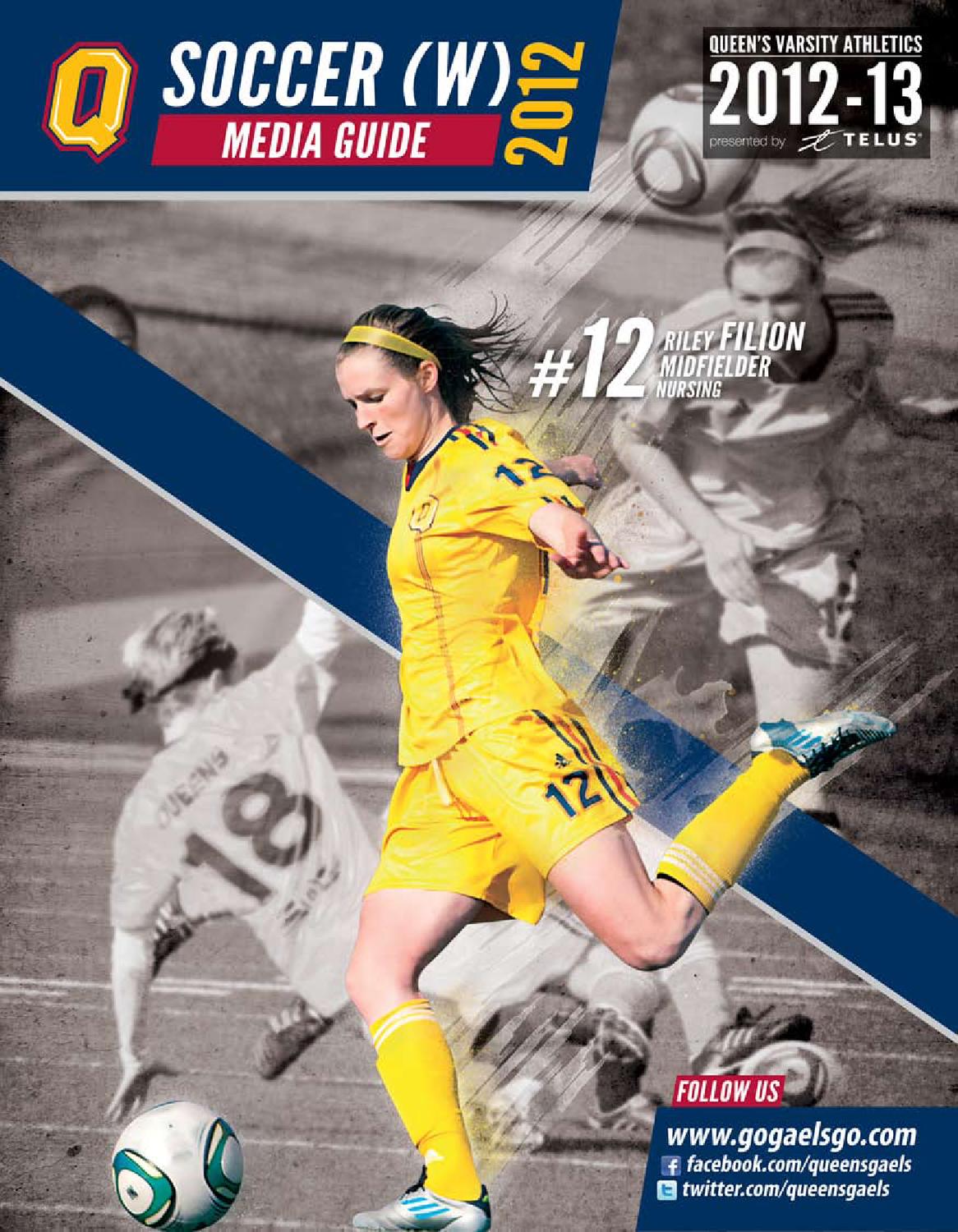 Women's Soccer Media Guide 2012 by Queen's Gaels - Issuu