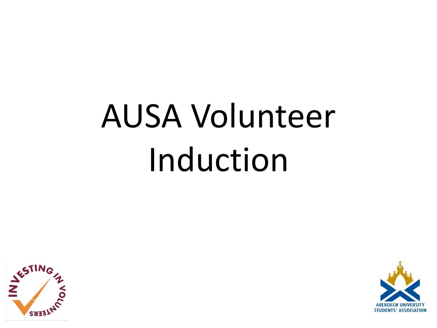 Volunteering Induction Presentation by Aberdeen University Students ...