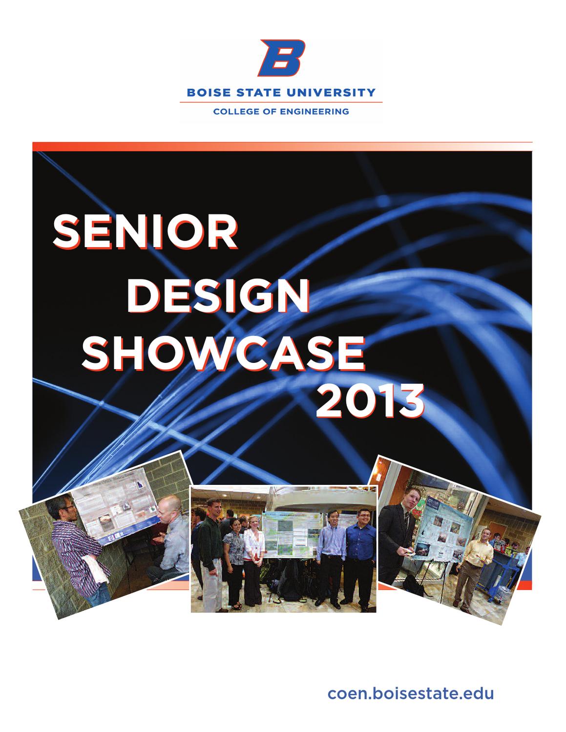 Senior Design Showcase 2013 by College of Engineering - Issuu