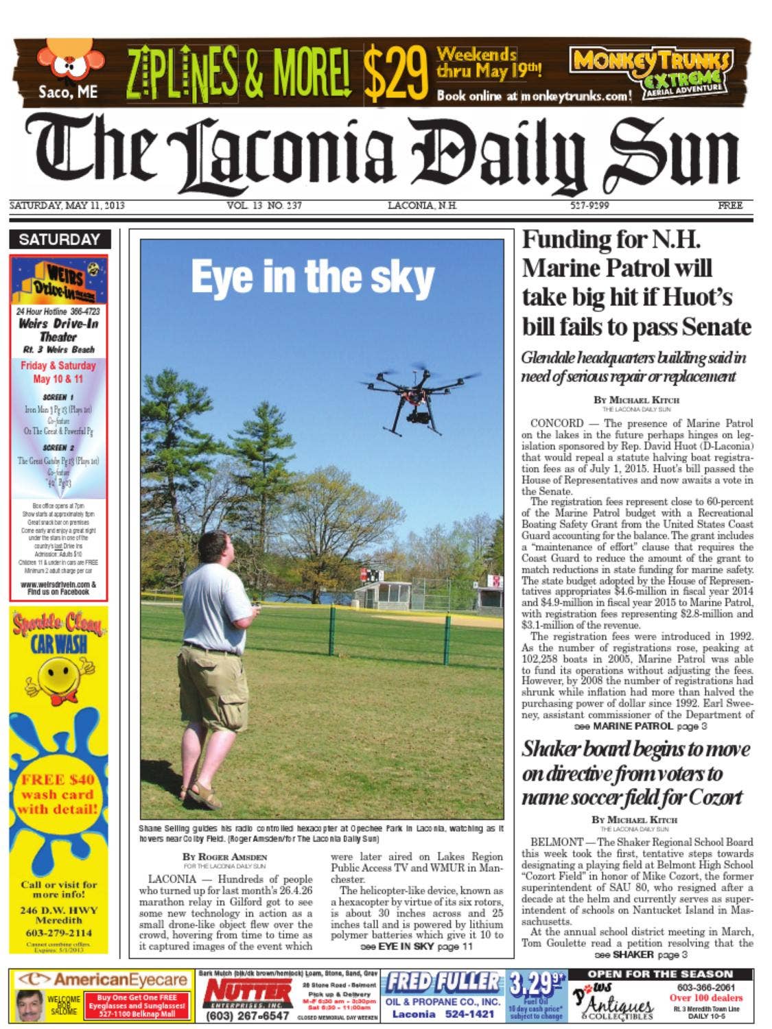 The Laconia Daily Sun, May 11, 2013 by Daily Sun - Issuu