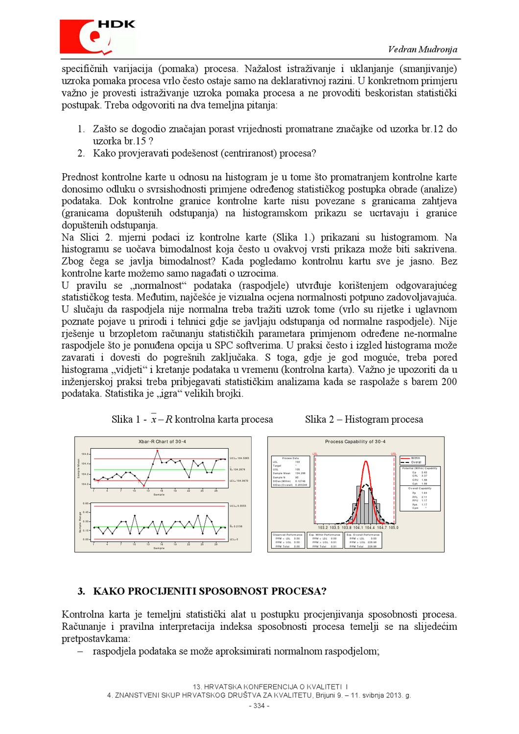 KONTROLNA KARTA – SLIKA PROCESA by kvaliteta.net - Issuu