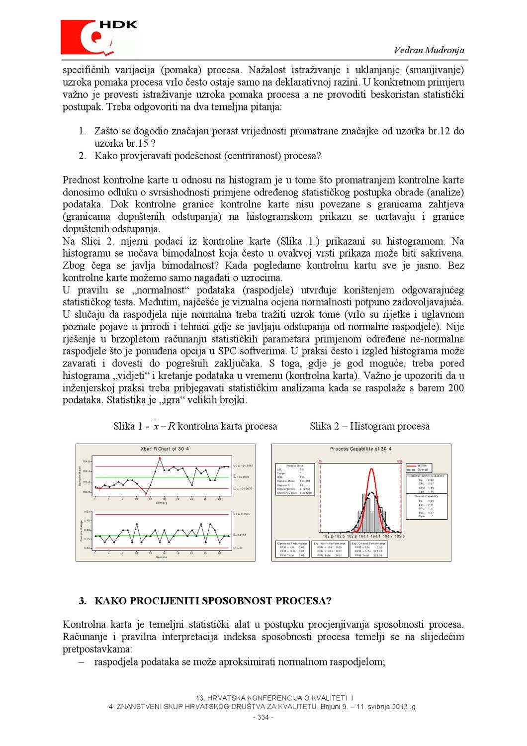 KONTROLNA KARTA – SLIKA PROCESA by kvaliteta.net - Issuu