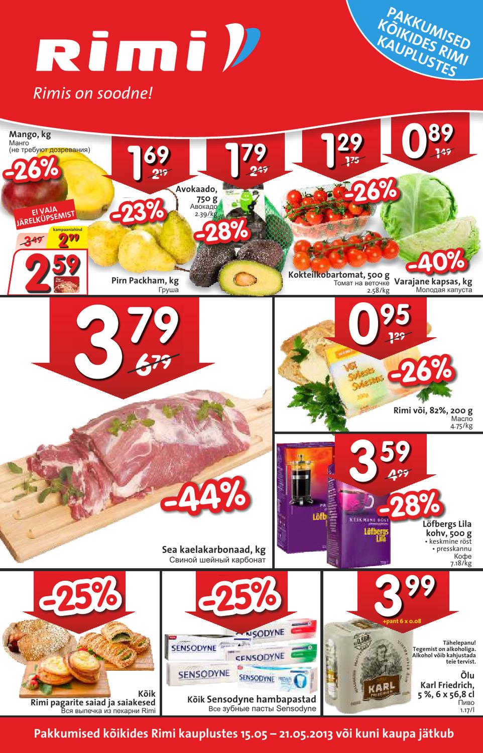 Rimi HM+SM kliendileht 15.05-21.05 by Rimi - Issuu