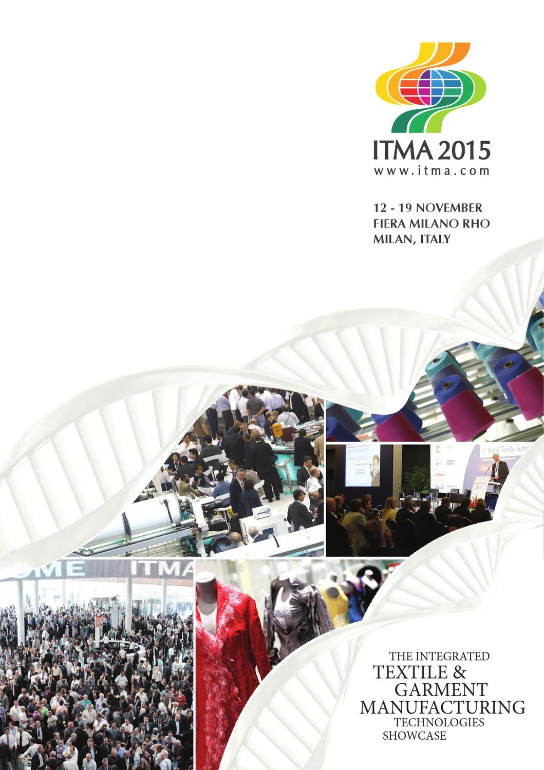 ITMA 2015 brochure by Acimit Servizi Srl - Issuu