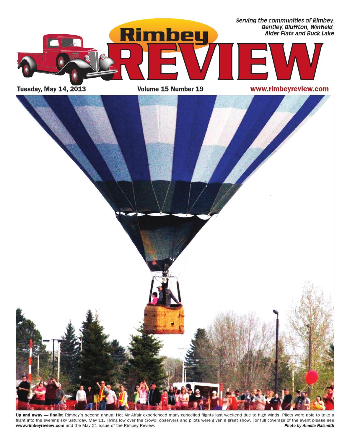 Rimbey Review, May 14, 2013 by Black Press Media Group - Issuu