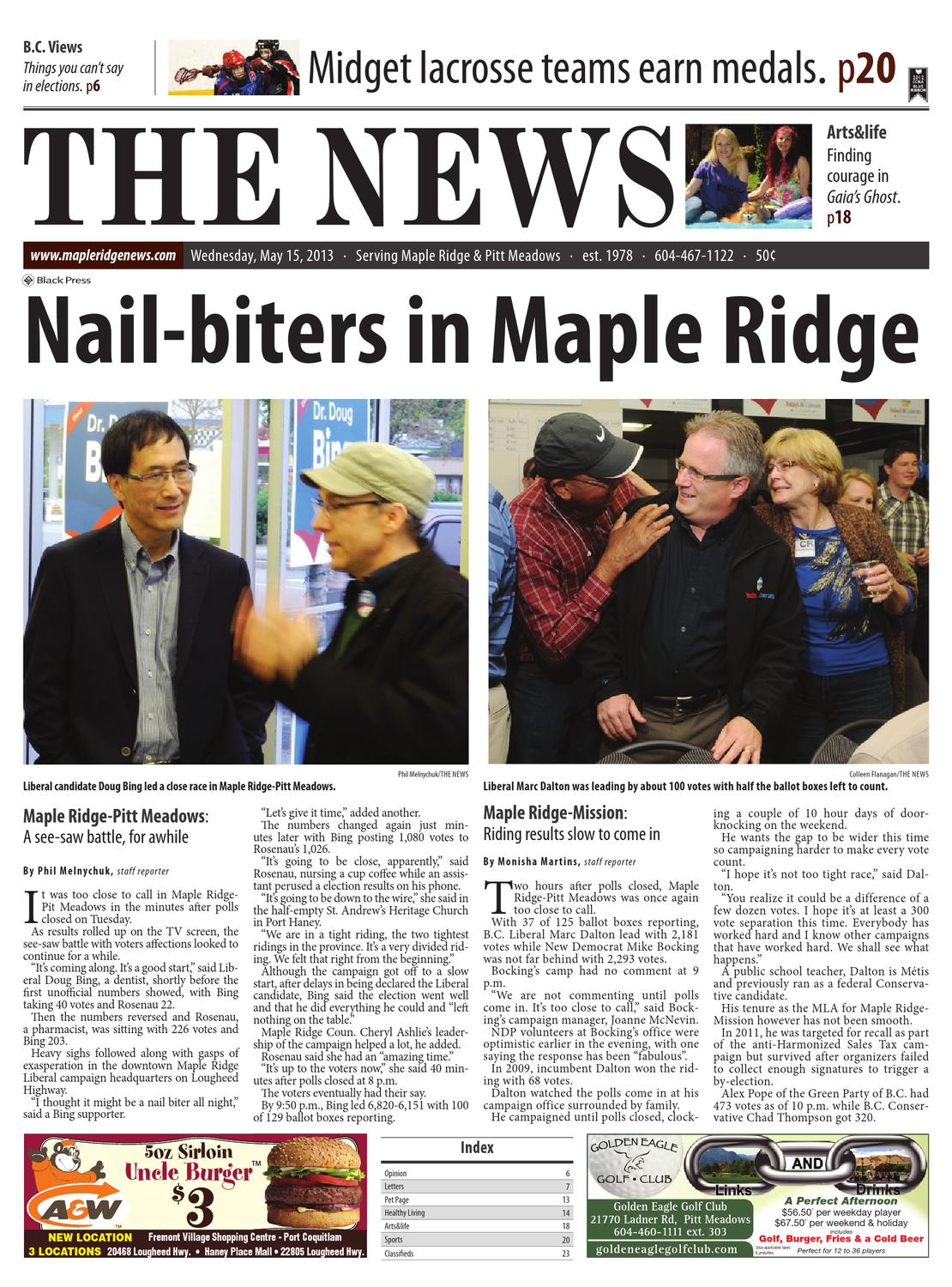 Maple Ridge News, May 15, 2013 by Black Press Media Group - Issuu